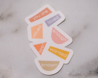 Known and Loved Sticker - Etsy