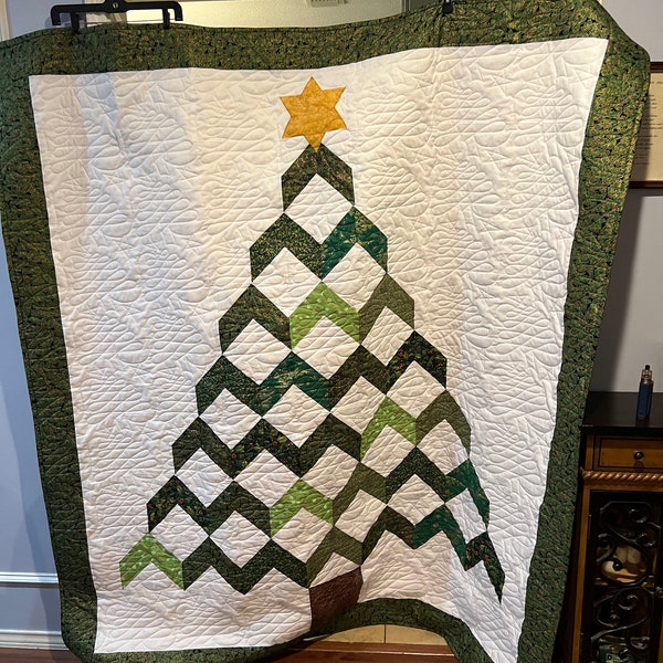 Christmas Tree Quilt - Etsy