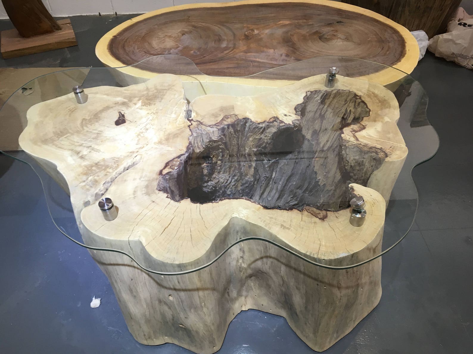 One-of-a-kind Log Coffee Table Live Edge Coffee Table Full - Etsy