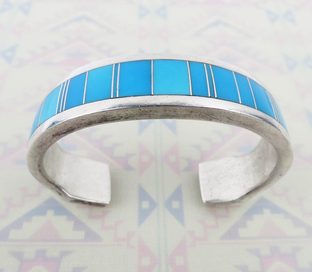 Vintage Ray Tracey & Knifewing Segura Native American Superb Turquoise ...