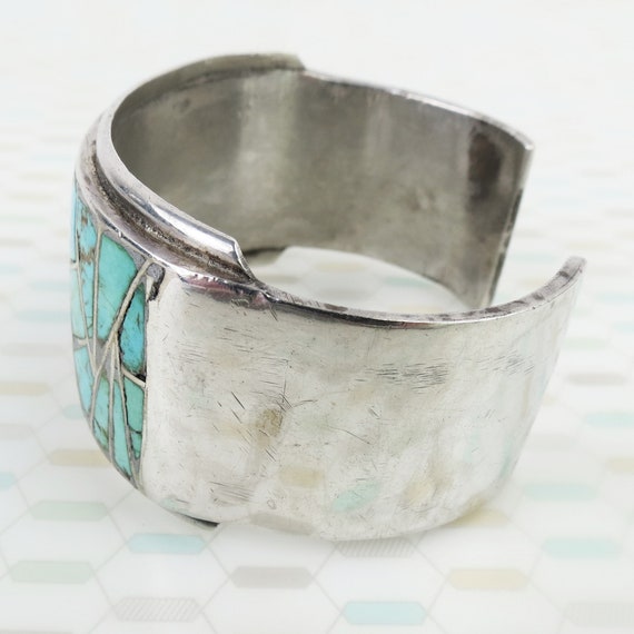Free form abstract inlay vintage Native American ster… - Gem