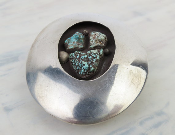 Vintage 1970s shadow box Native American sterling sil… - Gem