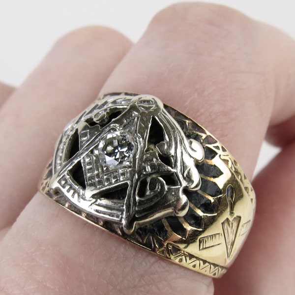 Antique Masonic Rings - Etsy