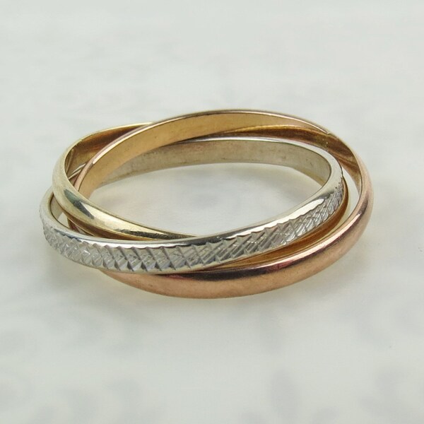 Tri Color Rings - Etsy