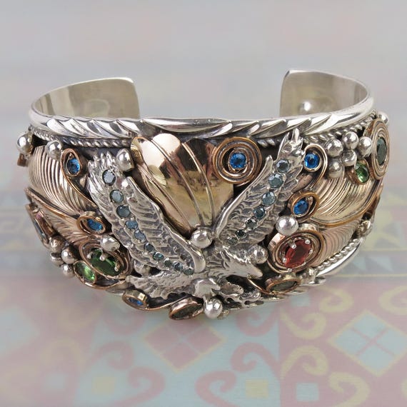 Allen Chee Native American Navajo dazzling multi colo… - Gem