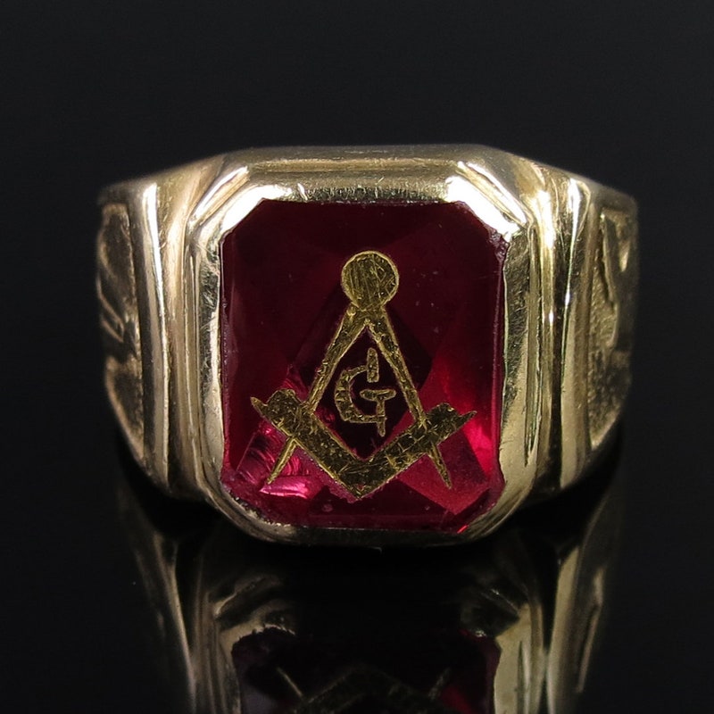 Masonic Ring - Etsy