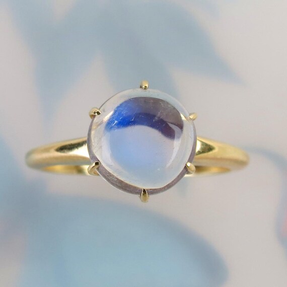 Antique belcher crown mount 1.75 carat natural moonst… - Gem