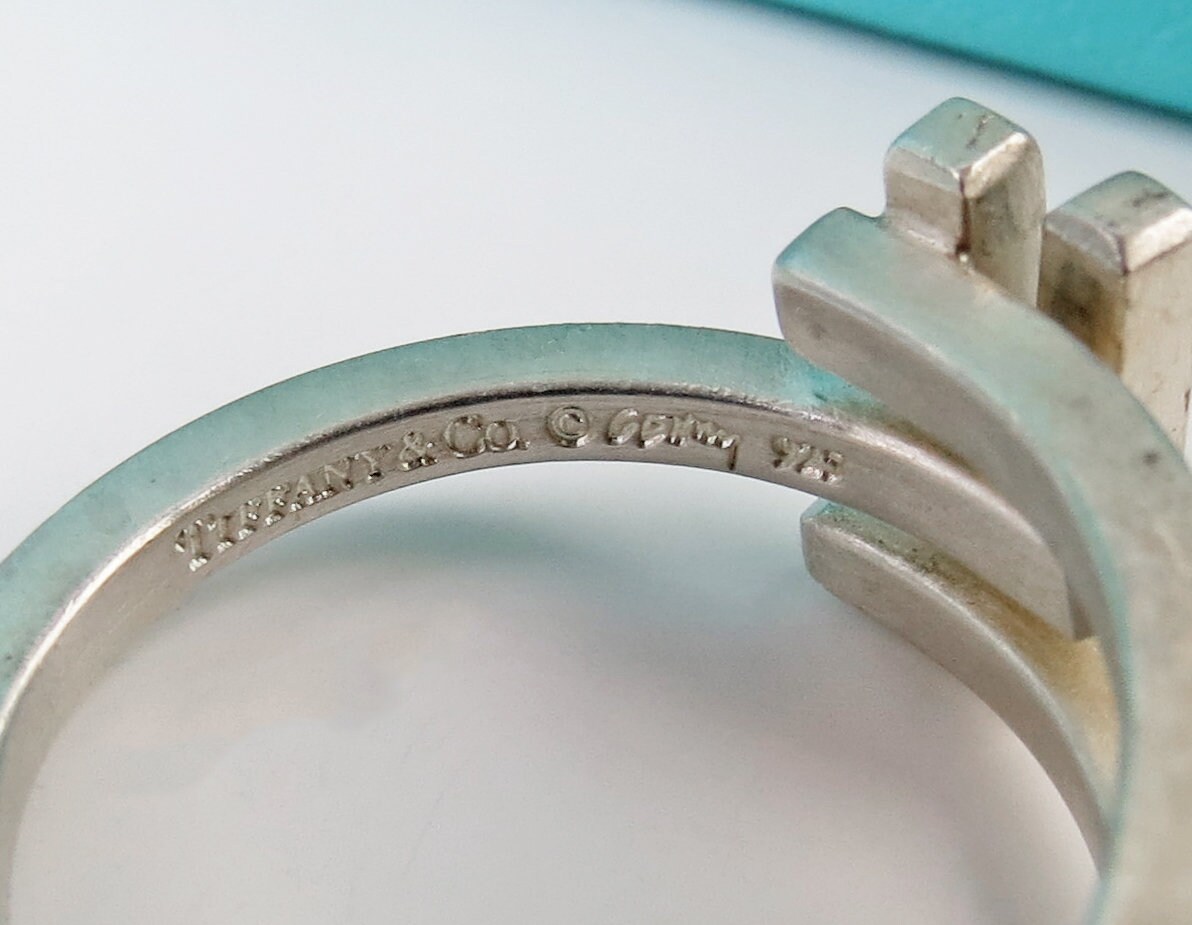 Tiffany & Co. Frank Gehry Axis Ring Sterling Silver 925 Size - Etsy