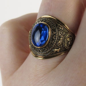 1967 10k Gold Class Ring American University Washington DC | Etsy