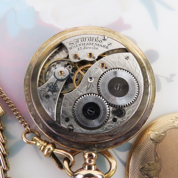 1908 Antique Waltham 15 jewel pocket watch Model 1894… - Gem