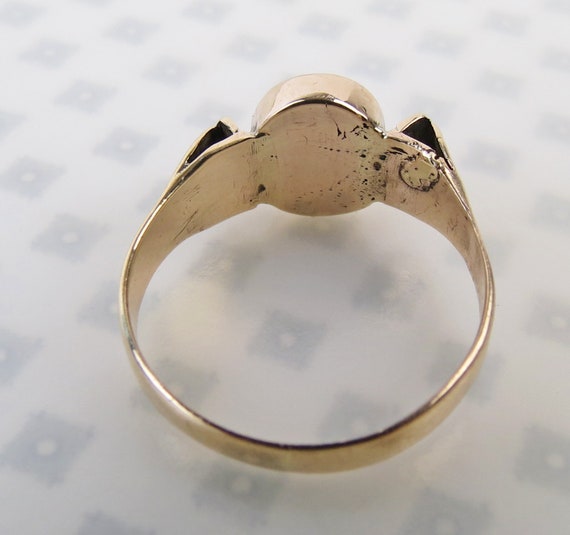 Antique 14k yellow gold, gold in quartz bearing gem, … - Gem