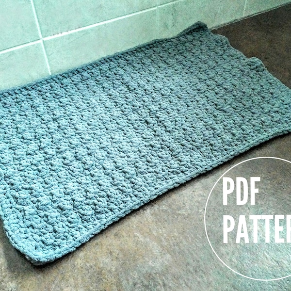 Crochet Bath Mat - Etsy