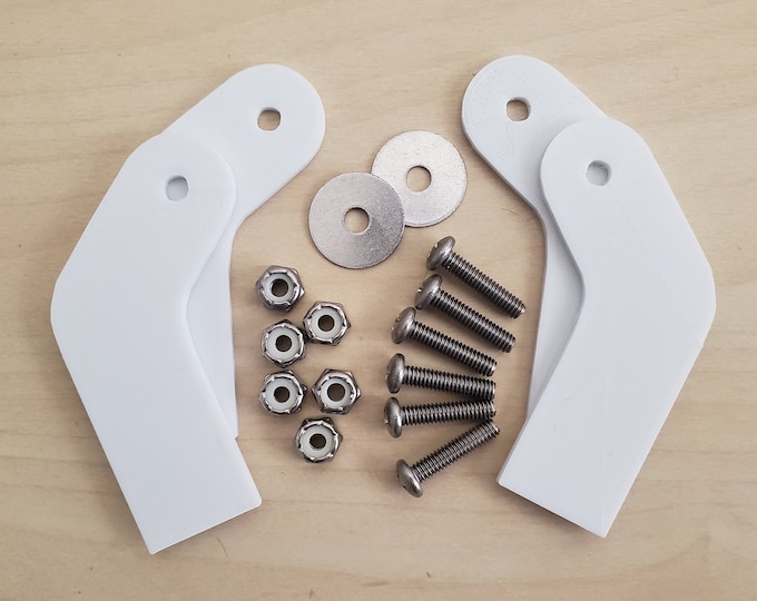 V-hinge Set for Resin Blanks With Stainless Hardware - Etsy