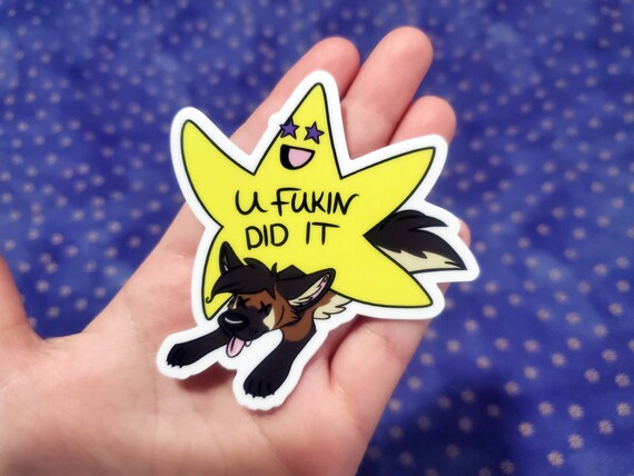 Gold Star You Fuckin Did It Paddlefoot Vinyl Etsy