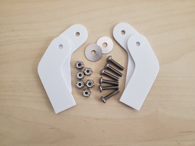 V-hinge Set for Resin Blanks With Stainless Hardware - Etsy