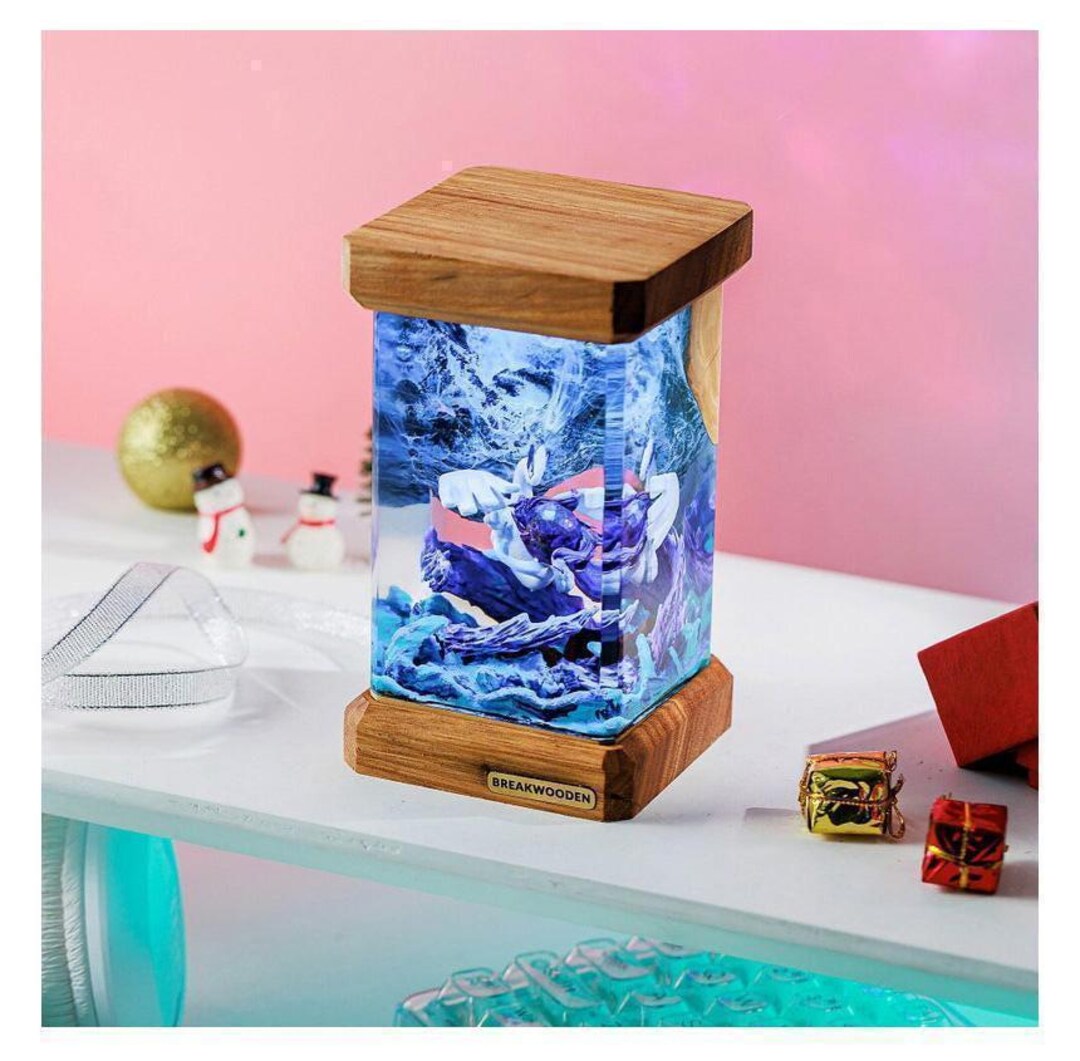 LUGIA Pokemon Resin Diorama Lamp, Custom Diorama Kit, Pokemon Gifts and ...