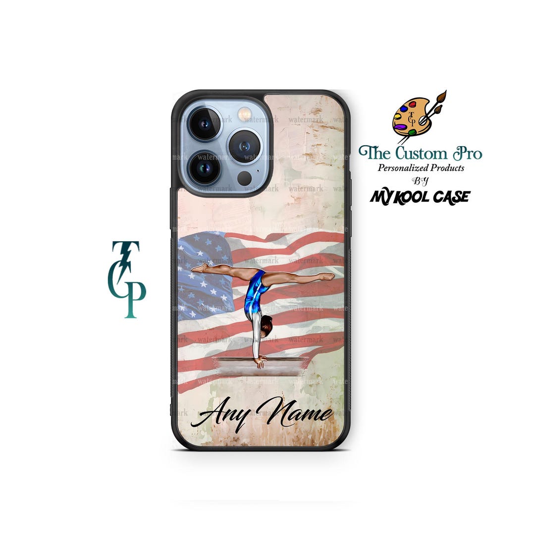 Personalized Gymnastics American Phone Case Cover Design Fits iPhone ...