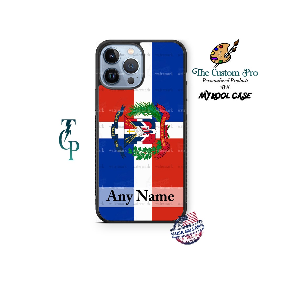 Dominican Republic Flag License Plate Phone Case Personalized for ...
