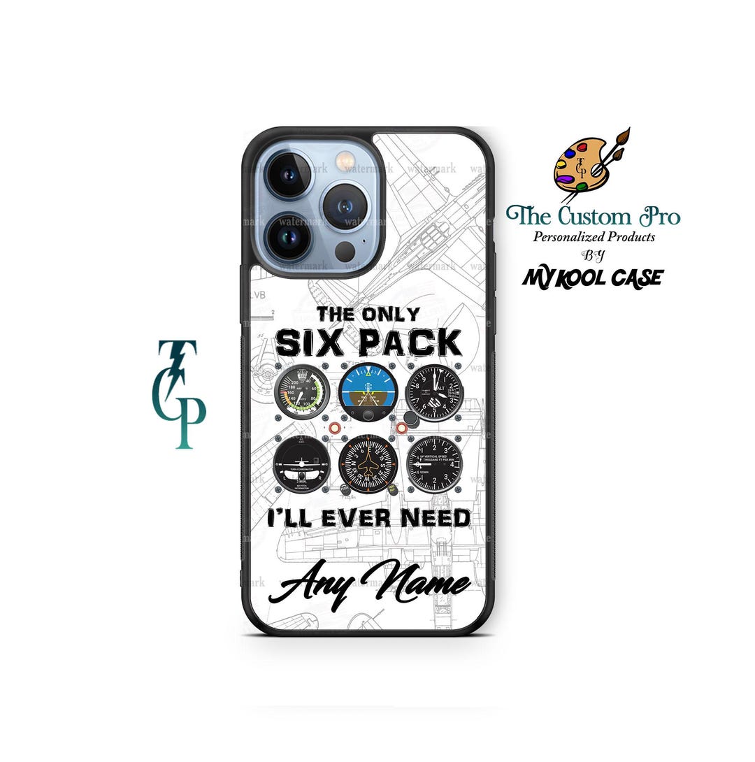 Personalized Aviation Six Pack Phone Case Cover Fits iPhone Samsung ...