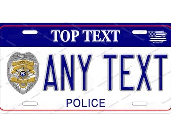 License Plate Police - Etsy