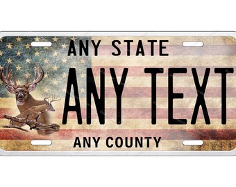 Buck Deer License Plate - Etsy