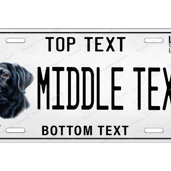 Novelty License Plate Dog - Etsy