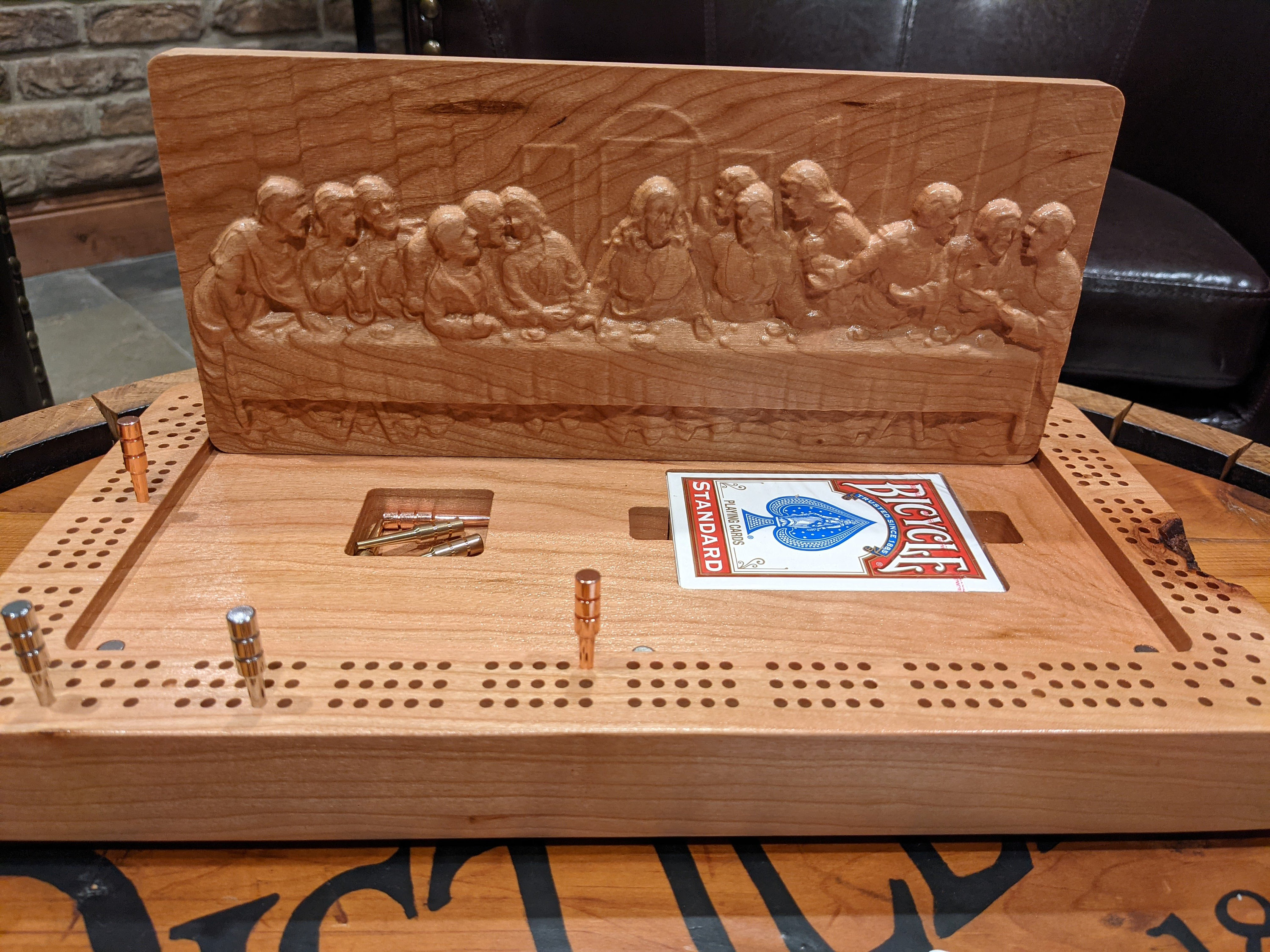 Electronic cribbage board - campupf