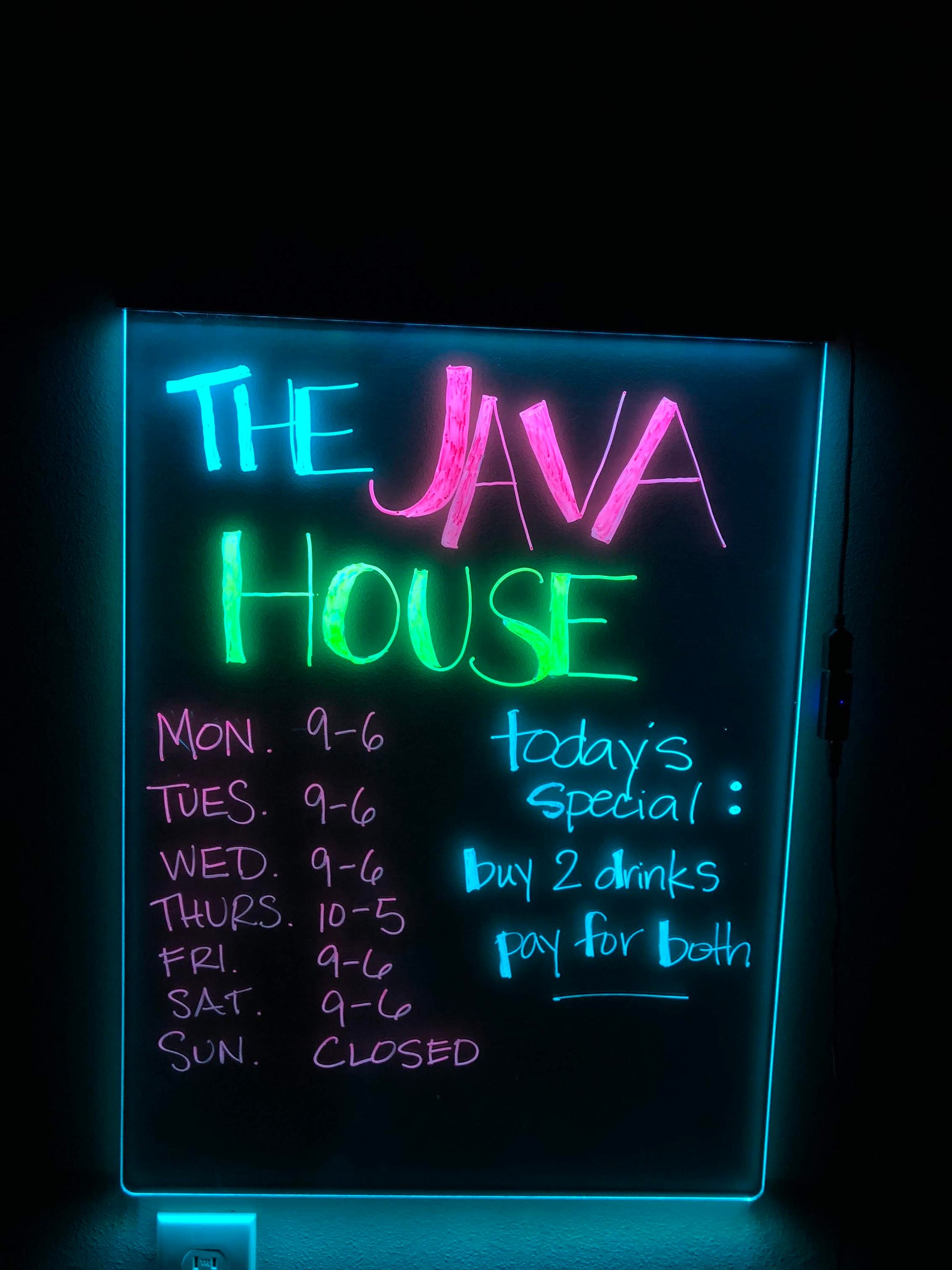 LED Writing Board. Acrylic Edge Lit. 128 - Etsy