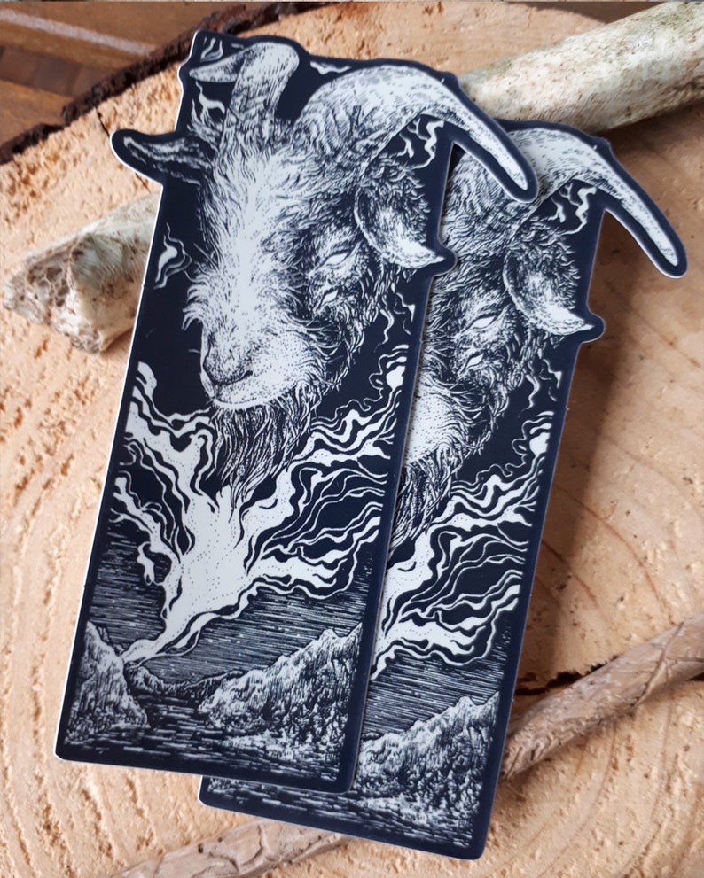 Goat Vinyl Sticker | Etsy