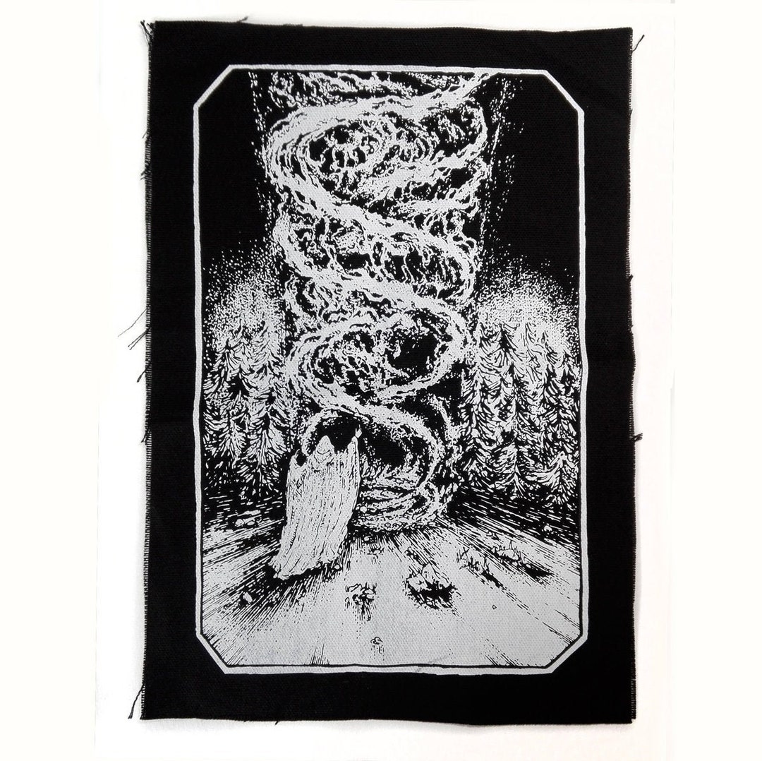 The Wizard - Cotton Patch Backpatch Ca. 22 X 31,5 Cm / Approx. 8,6" X ...
