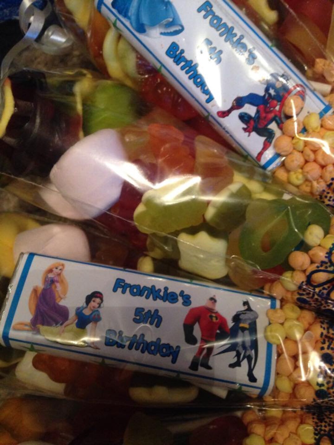 Personalised Chocolate Bar Wrapper, Party Favour, Party Bag Filler X 6 ...