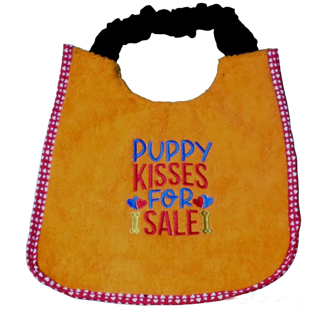 Dog Drool Bib - Various Colours - Super Elegant and Waterproof Backing ...