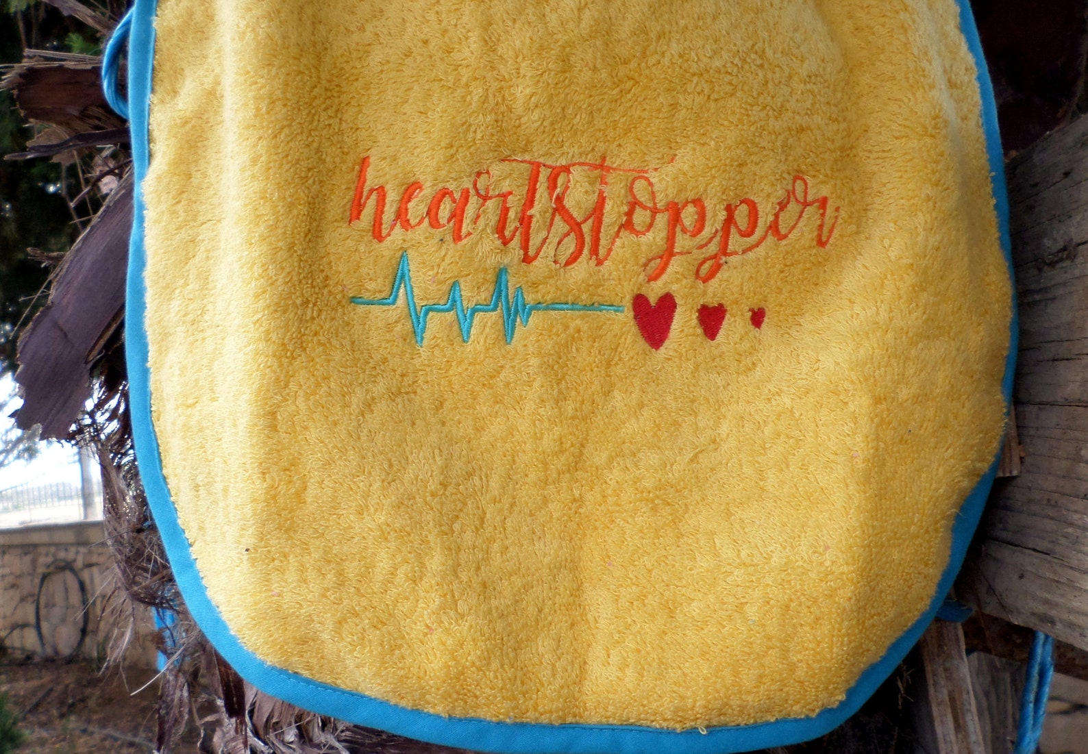 Dog Drool Bib - Heartstopper Design - Choose Your Own Colours - Super ...