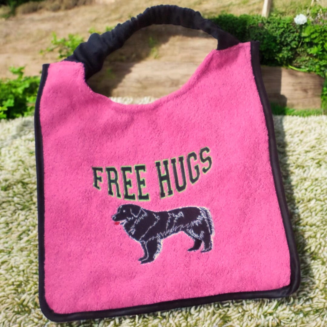 Newfoundland Dog Bib: Custom Embroidery, Free Hugs, and Ultimate Mess ...