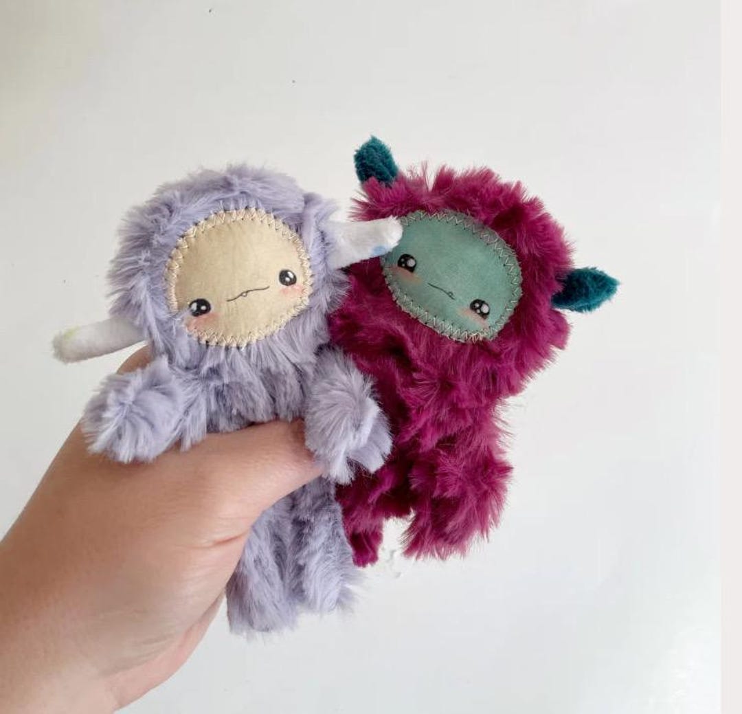Button Jar Monster Baby Gobbin Monster - Etsy