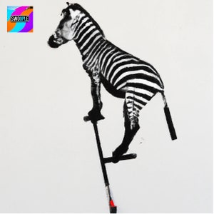 The Zebra Effect: Digital Art - Etsy
