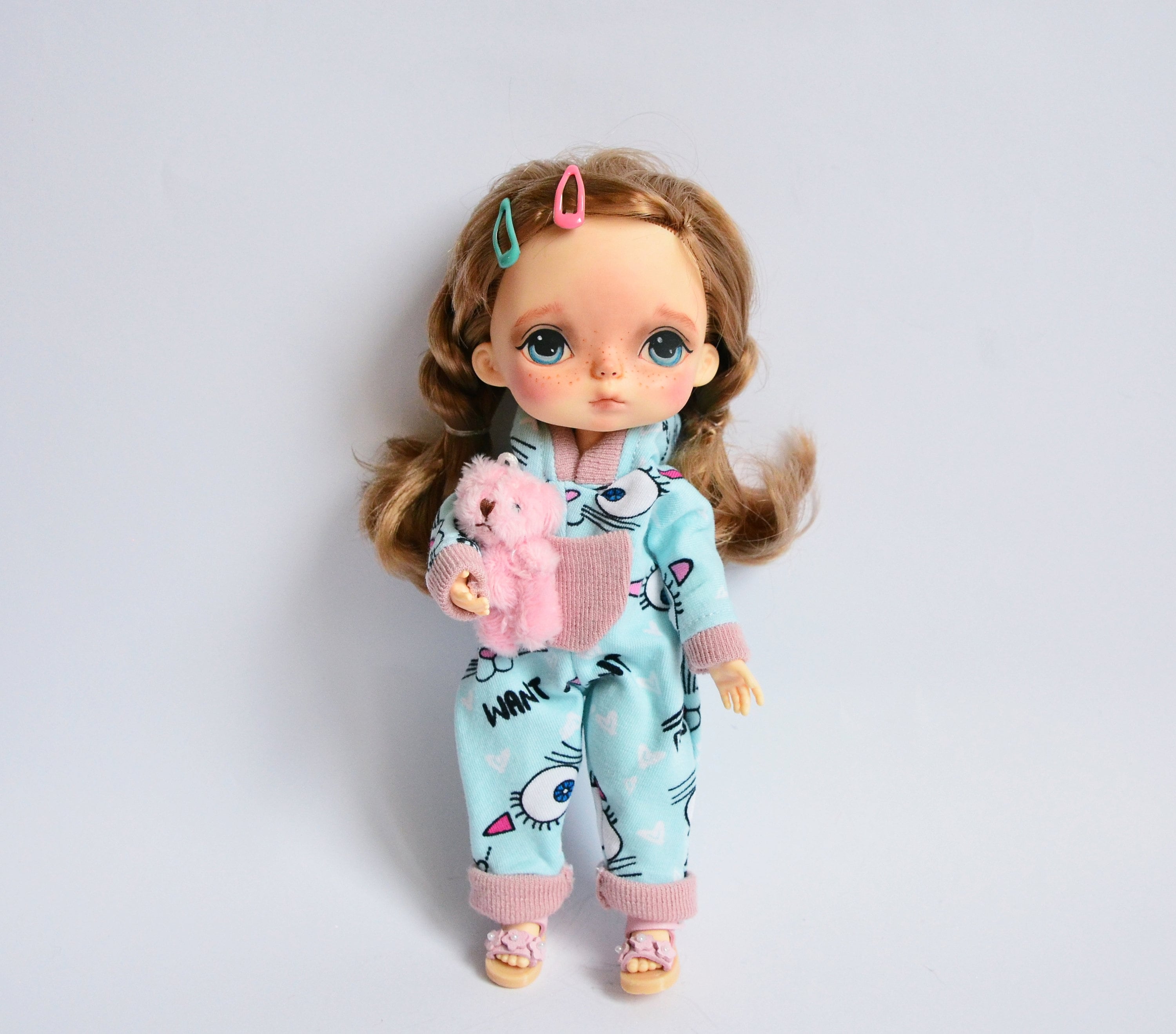 Art & Collectibles Micro doll Custom OOAK doll repaint Dolls ...