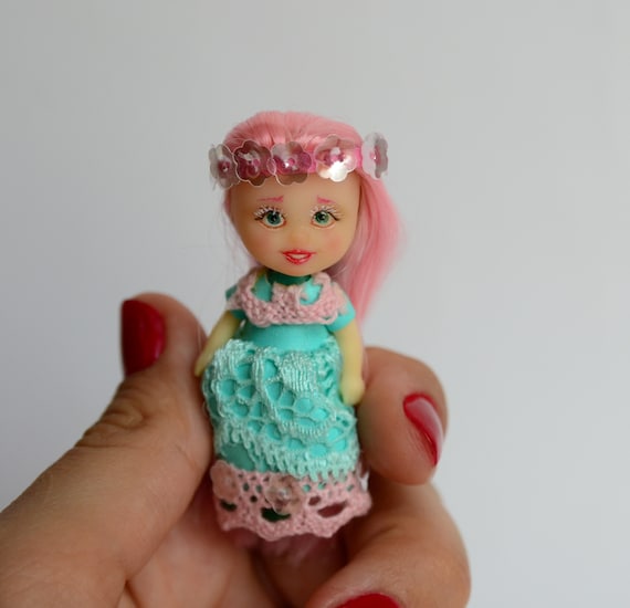 Art & Collectibles Micro doll Custom OOAK doll repaint Dolls ...