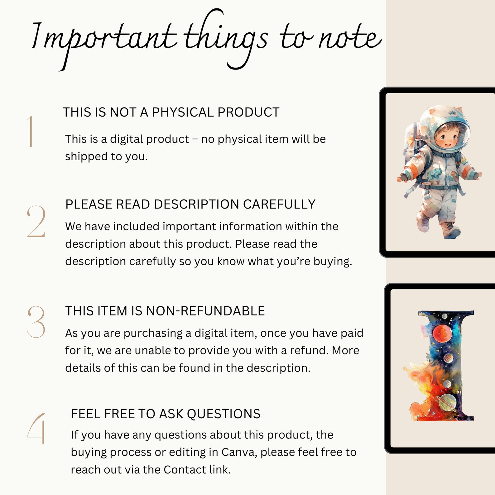 Galactic Watercolor Alphabet - Space Themed Letters, Nursery Decor ...