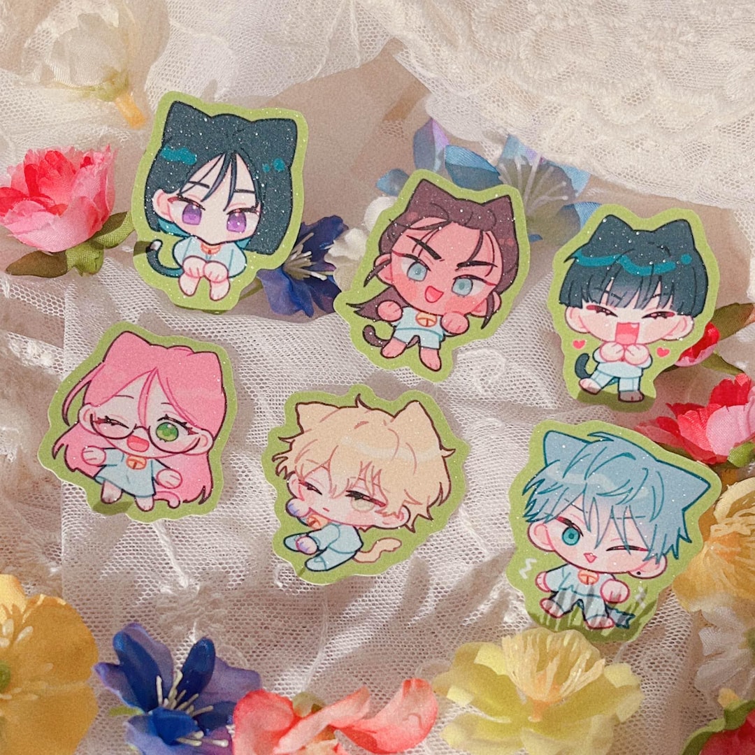 Alien Stage Glitter Stickers - Etsy