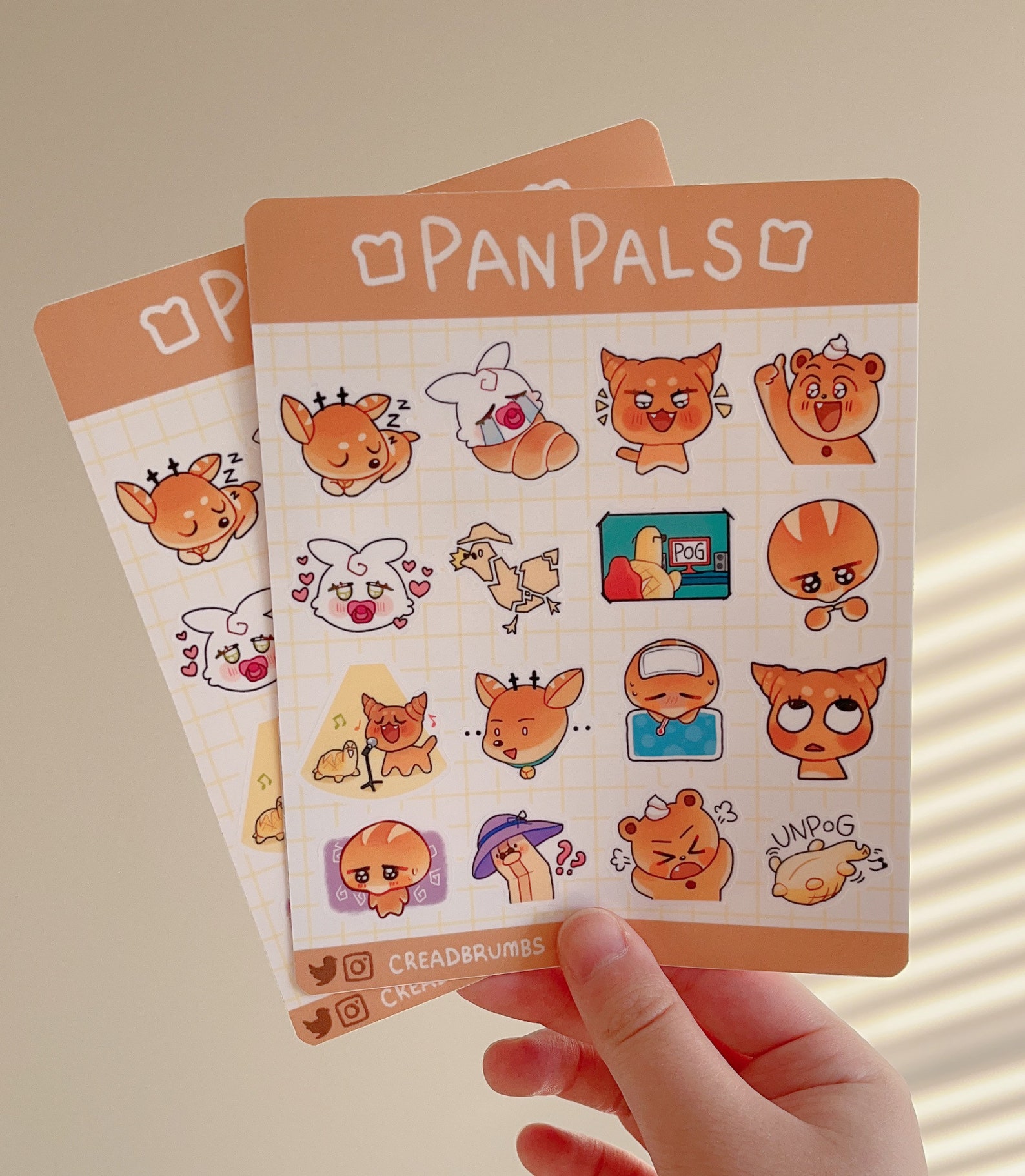 Panpals Bakery Sticker Sheet - Etsy