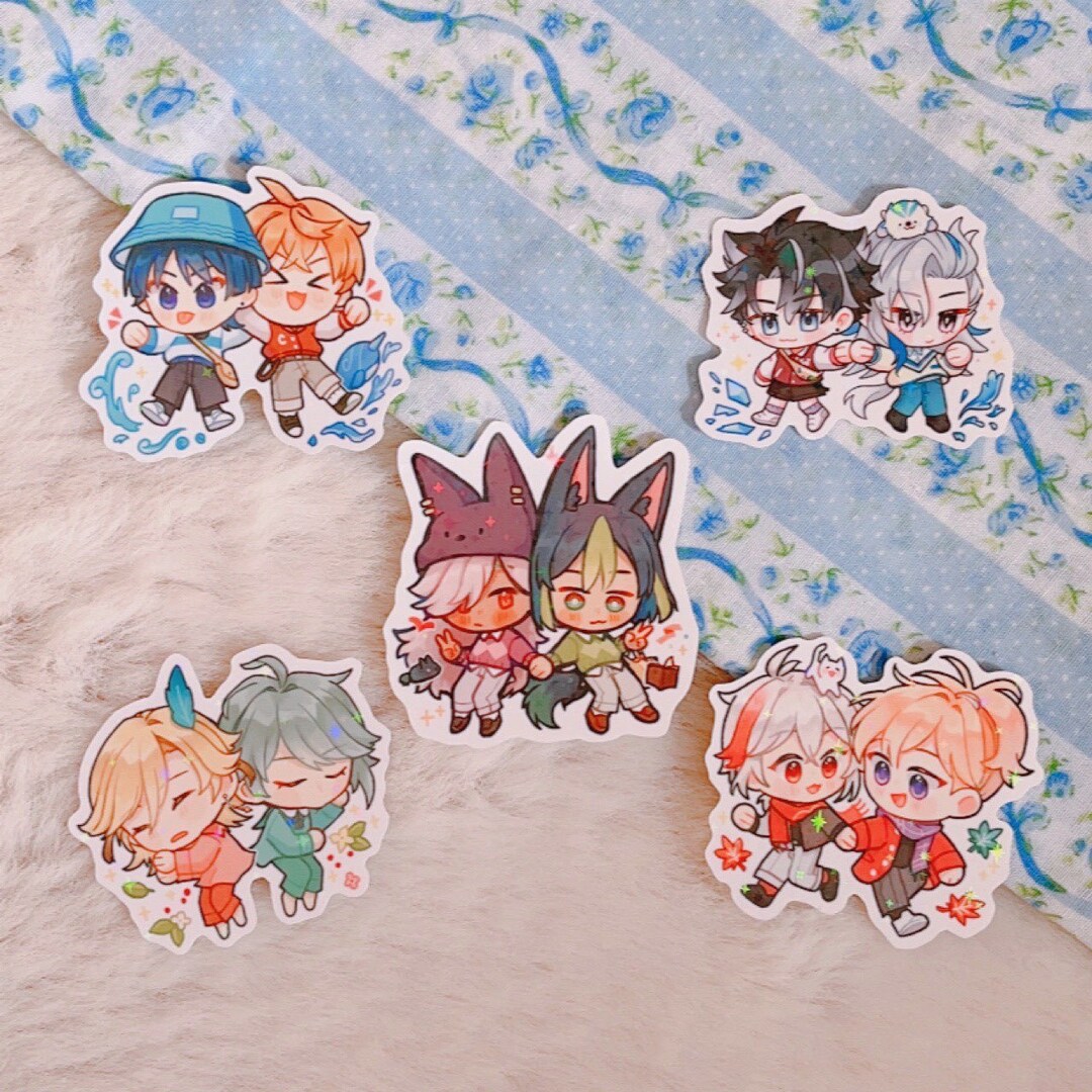 Genshin Ships Holo Stickers - Etsy Canada