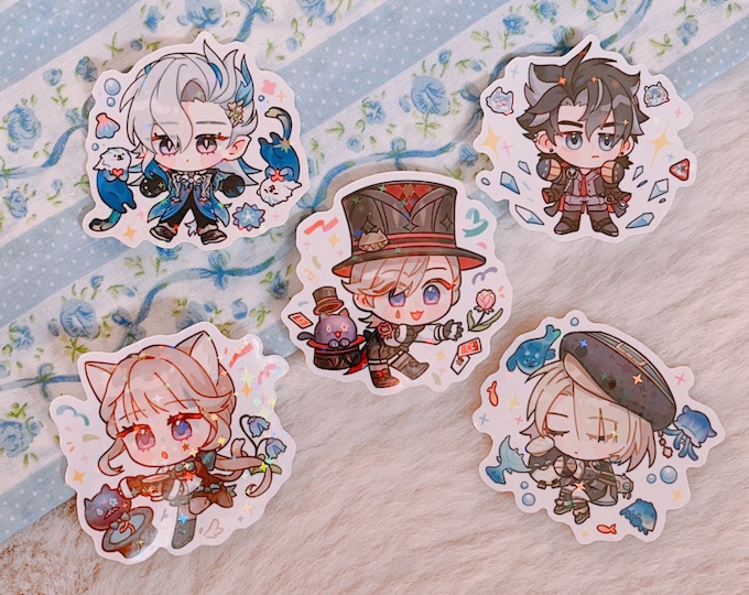 Genshin Ships Holo Stickers - Etsy Canada