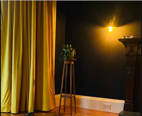 Mustard Velvet Curtains Drapes Custom Grommet Drapes Mustard - Etsy