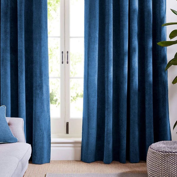Indigo Curtains - Etsy