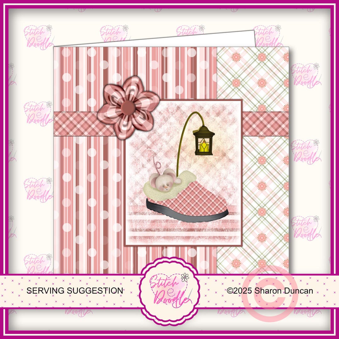 Tiddle Mouse Papercraft Kit. 52 Piece Kit. Toppers, Papers and More ...