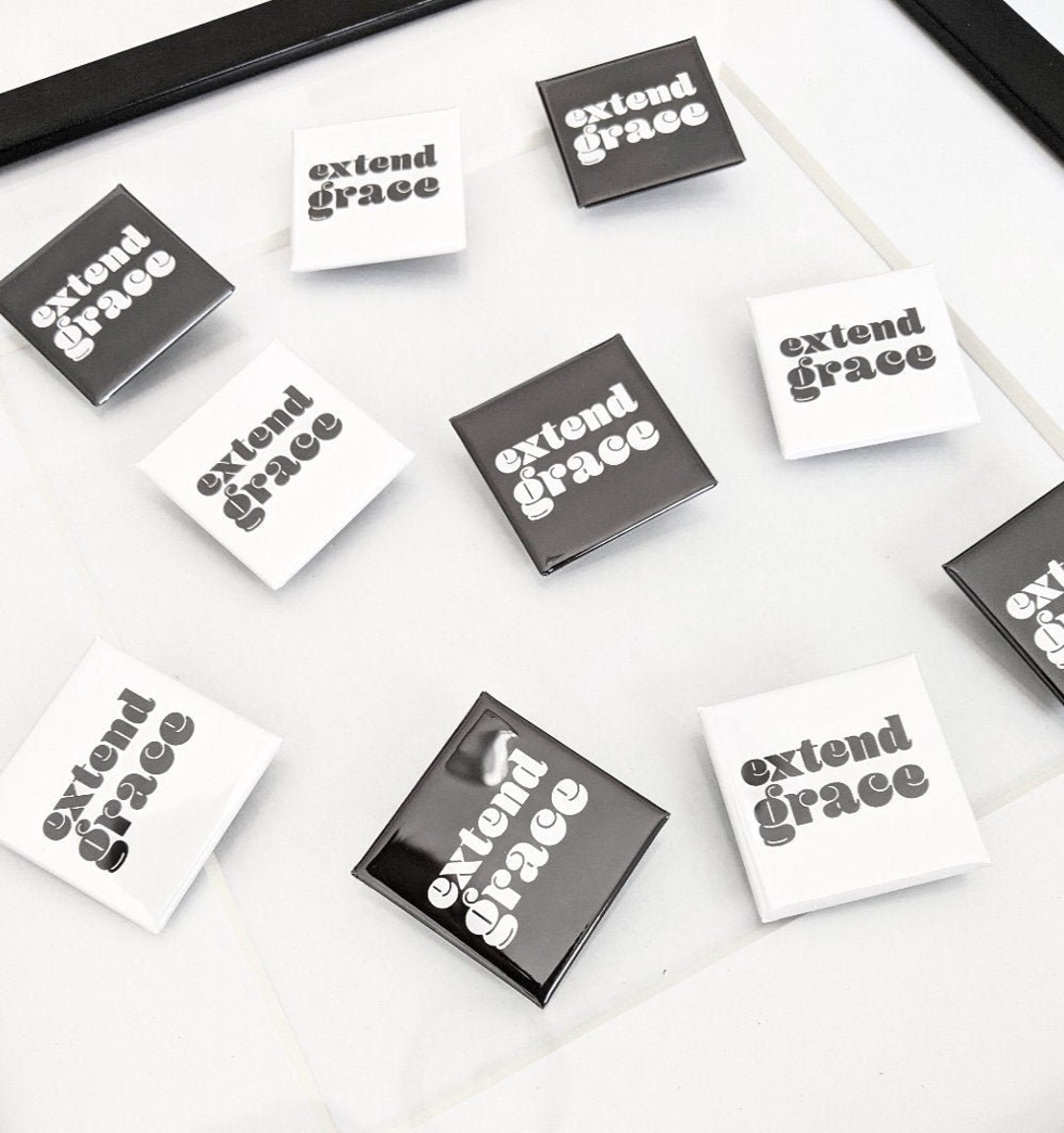 Extend Grace Affirmation Button/lapel Pin - Etsy