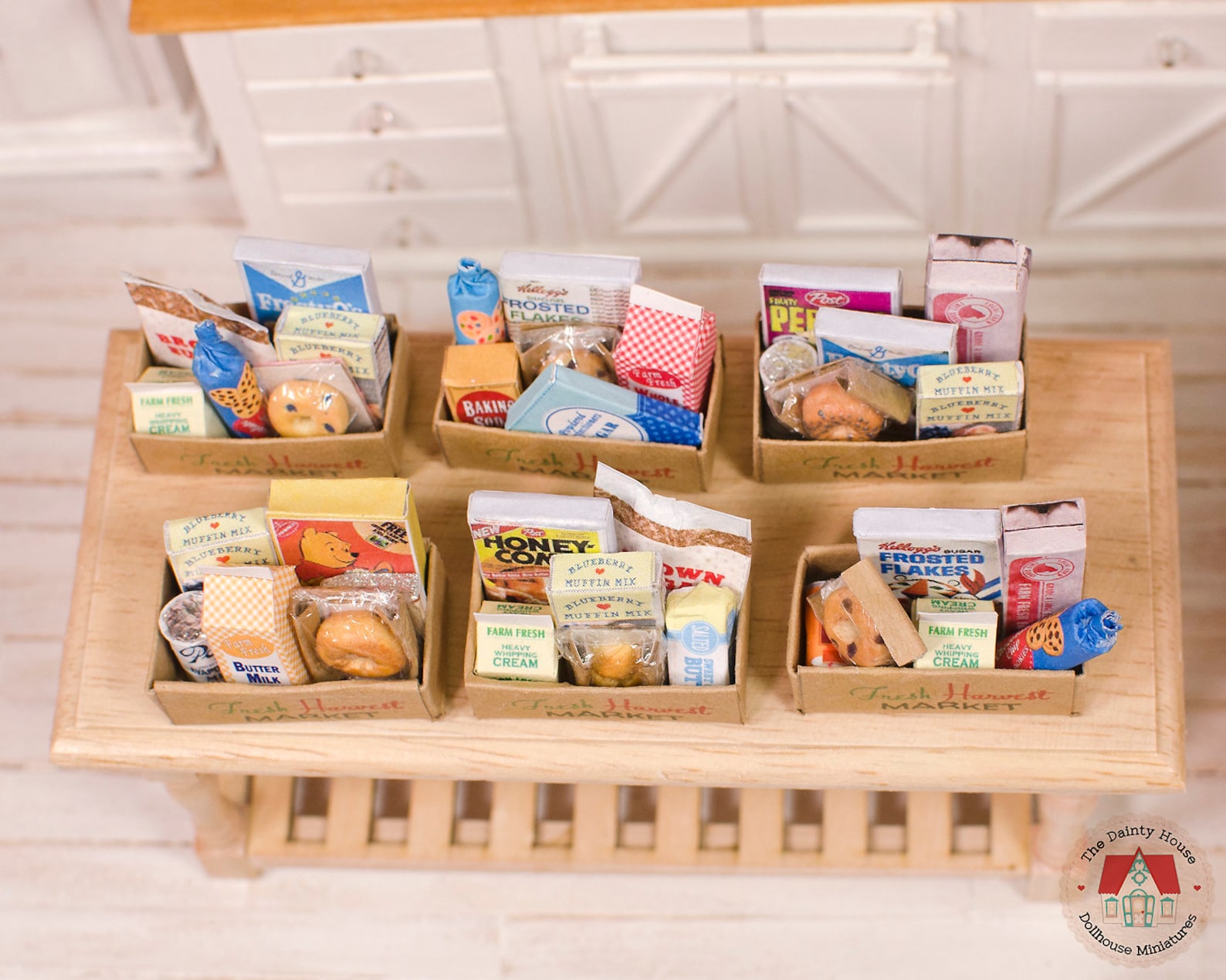 1:12 Scale Miniature Box of Groceries 1 RANDOM Box for - Etsy