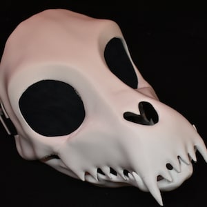 Cosplay Cartoon Skull Mask Toon Skulldog Mask Fursuit Furry Canine ...