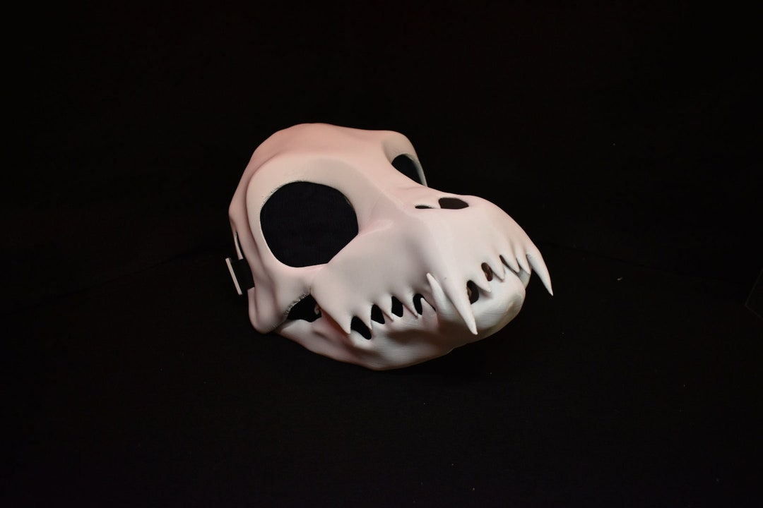 Cosplay Cartoon Skull Mask Toon Skulldog Mask Fursuit Furry Canine ...
